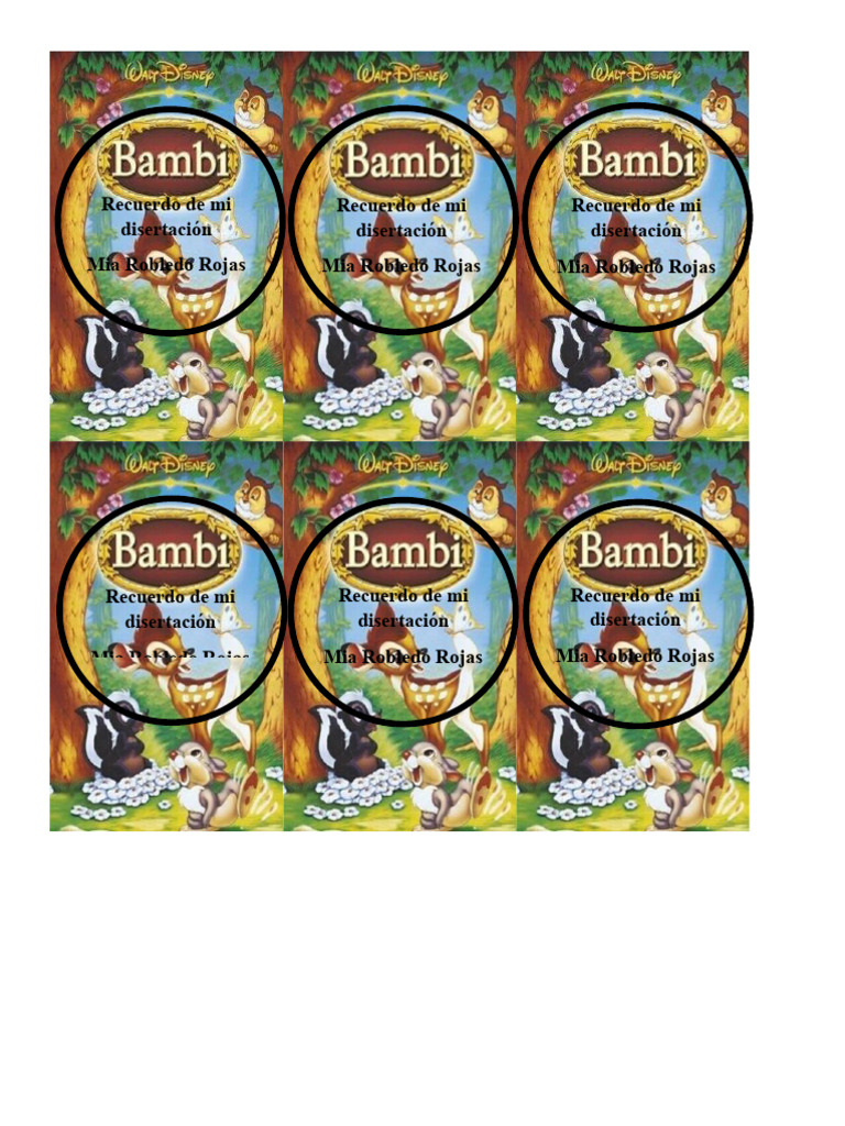 Bambi | PDF | Novela negra, policíaca y suspenso | Poesía