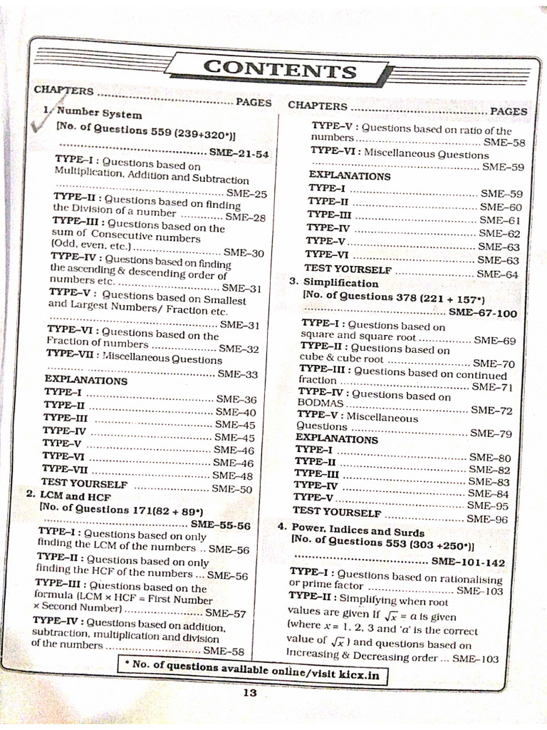 CH 1 Number System SSC Mathematics KiranPublication | PDF