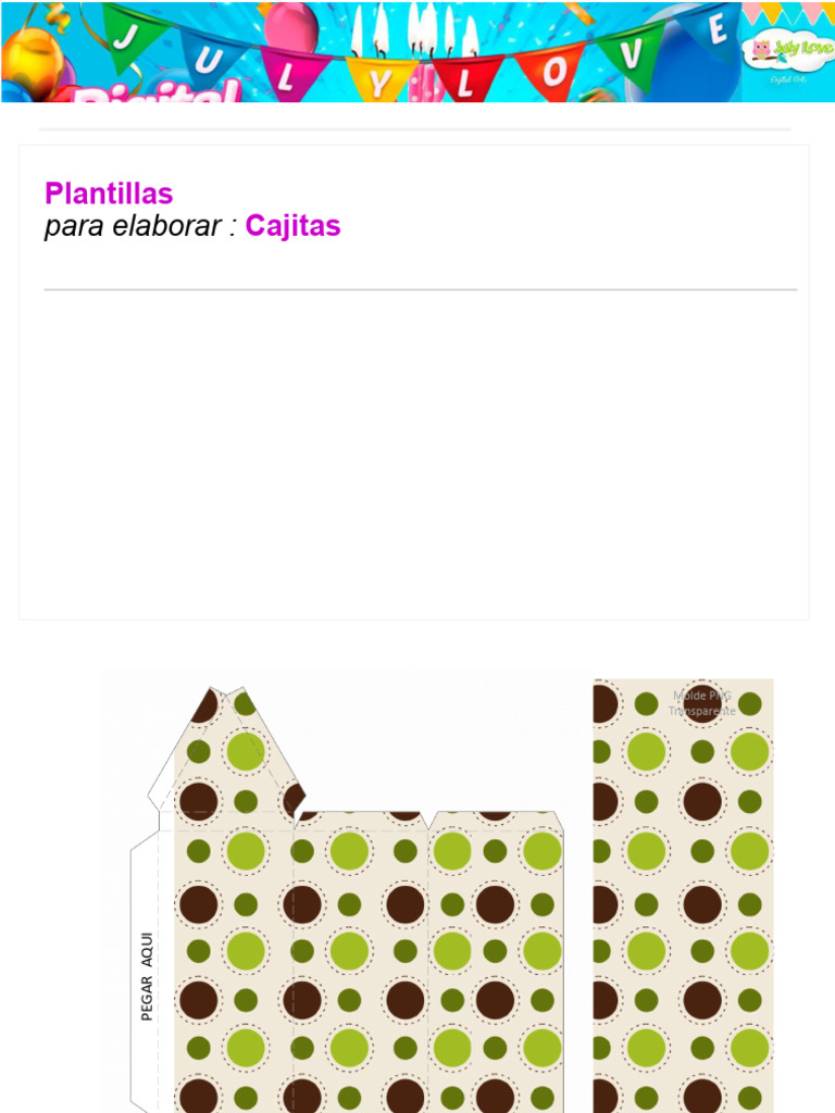 105 Moldes Cajas | PDF