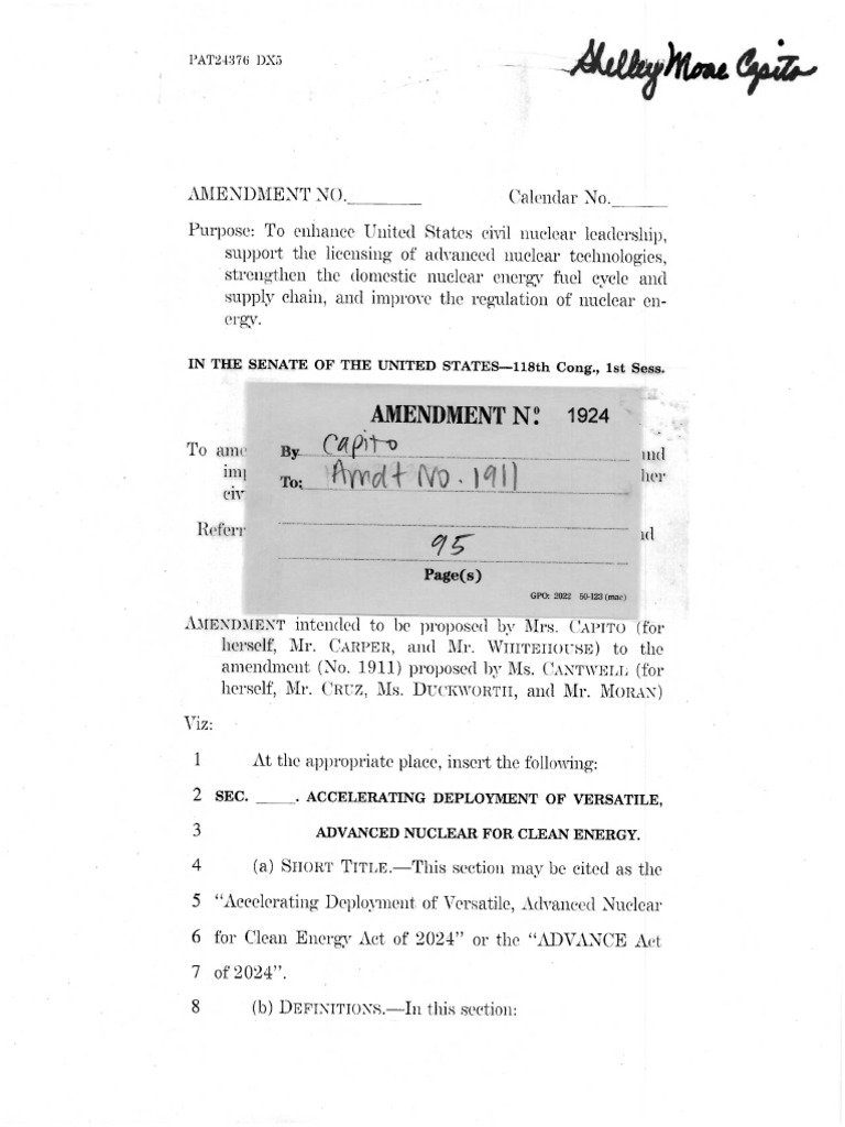 Capito Amendment FAA | PDF