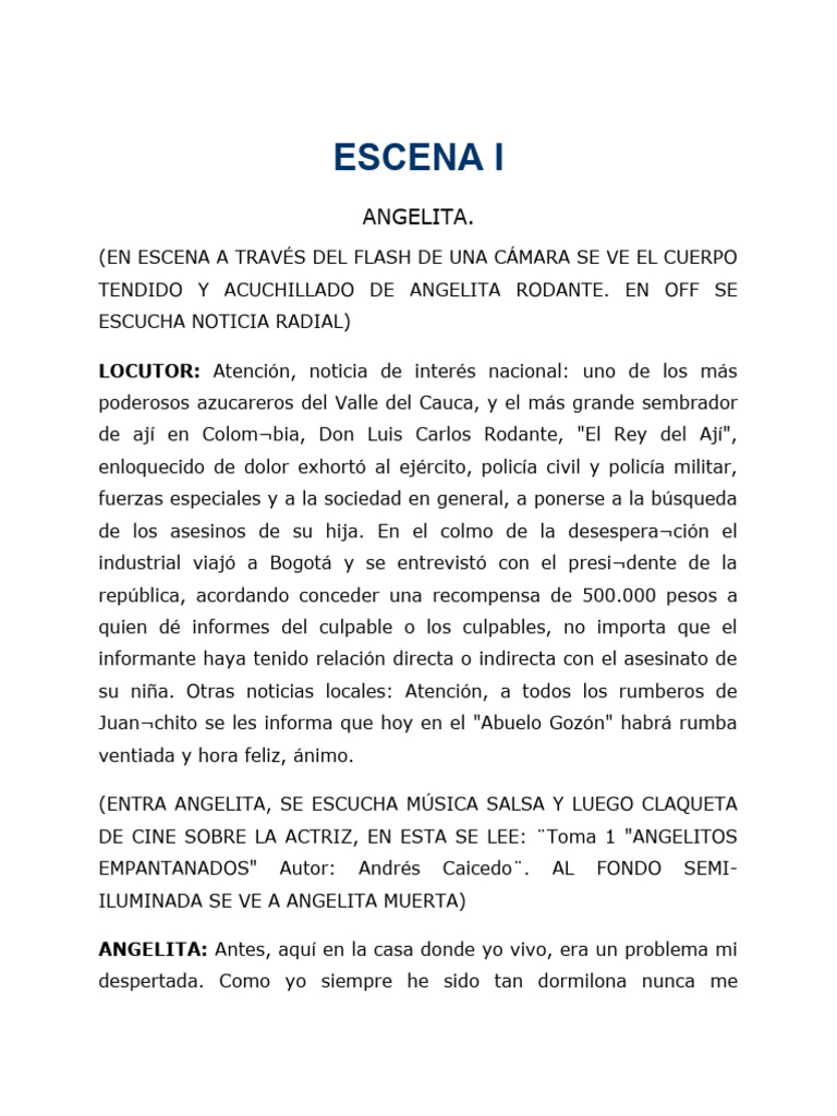 Escena I | PDF
