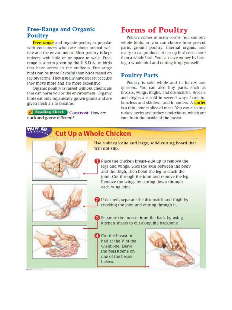TEXT 1 - CHICKENS | PDF