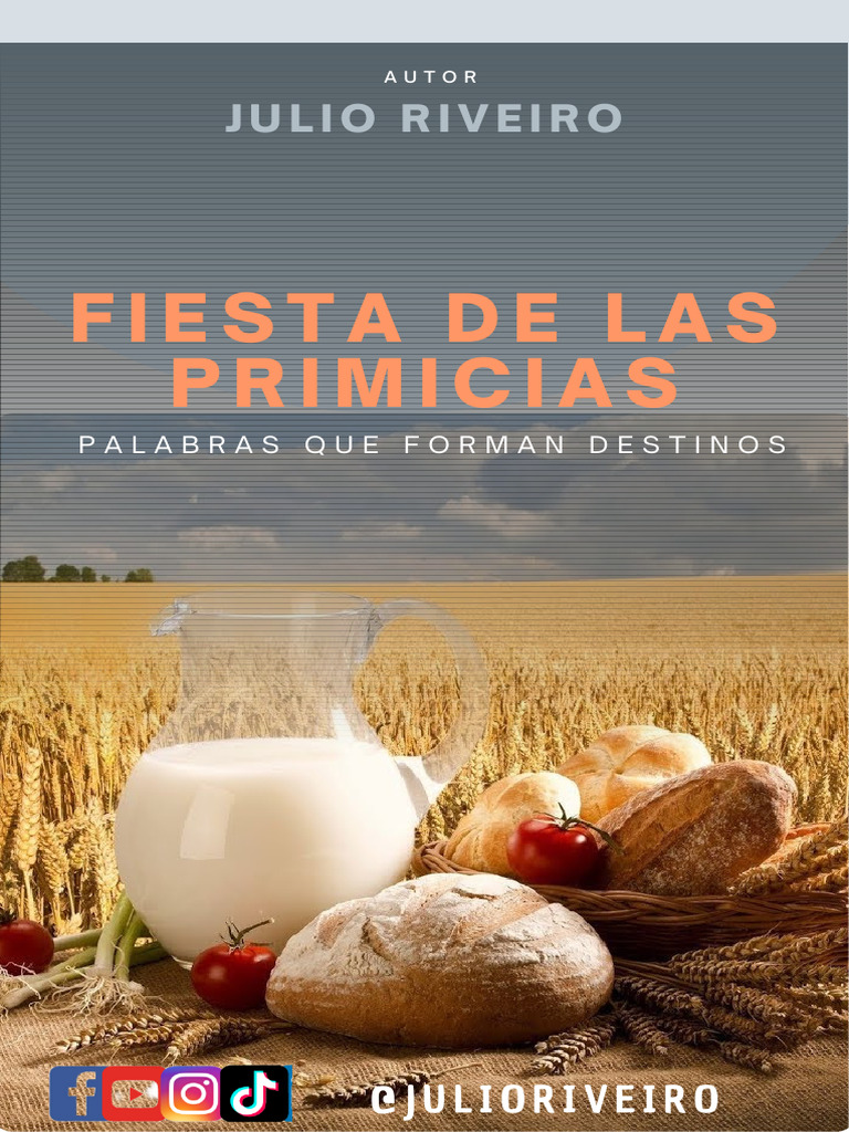 Libro Fiesta de Las Primicias 2024-1 | PDF | Dios | Cristo (título)