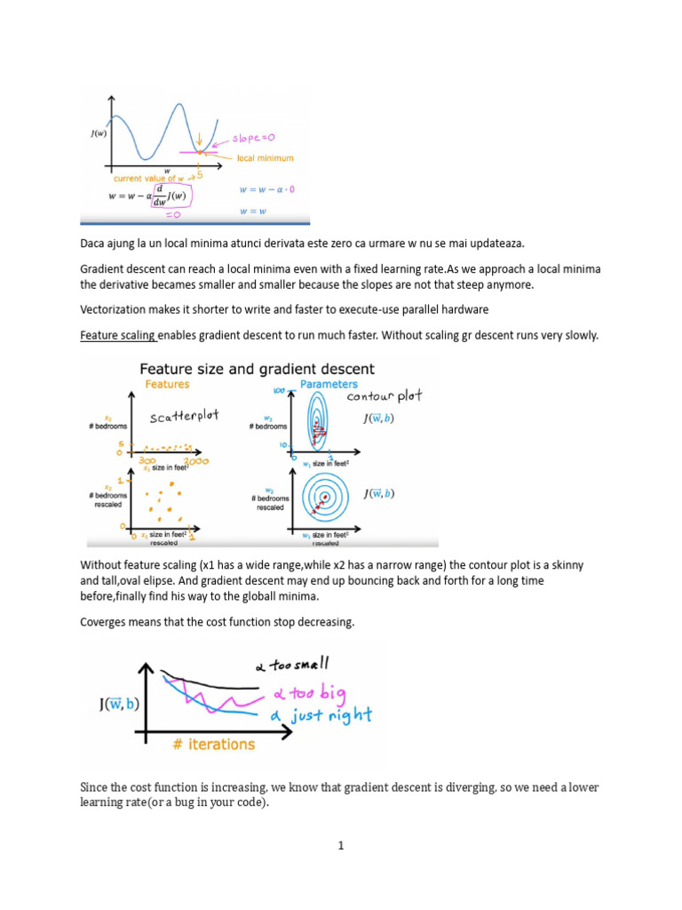 Since The Cost Function Is Increasing, We Know That Gradient Descent Is Diverging, So We Need A ...