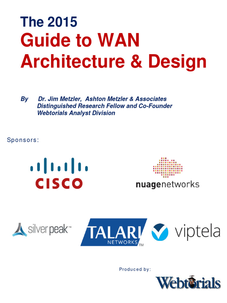 2015 Guide To WAN Architecture and Design | PDF | Computer Network ...