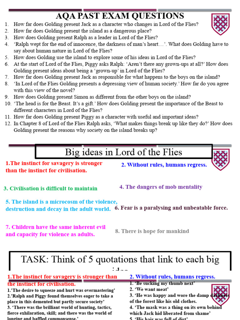 LOTF - Quotation Analysis - Copy (1) | PDF