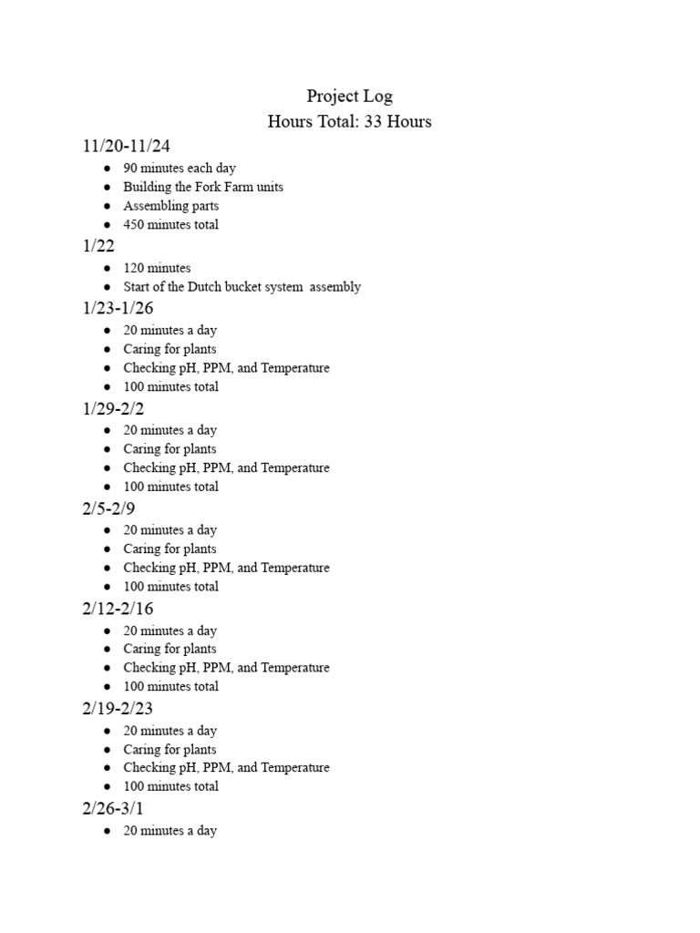 Project Log-Pb | PDF