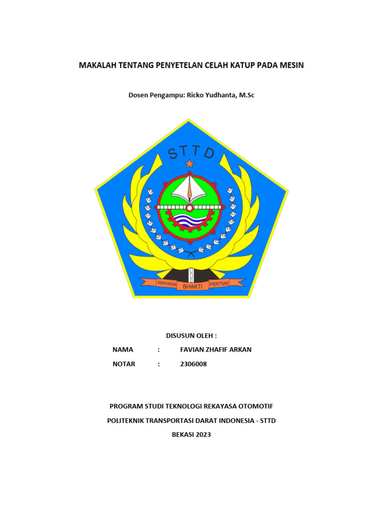 Cara Efektif Penyetelan Celah Katup | PDF | Bisnis | Teknologi & Rekayasa