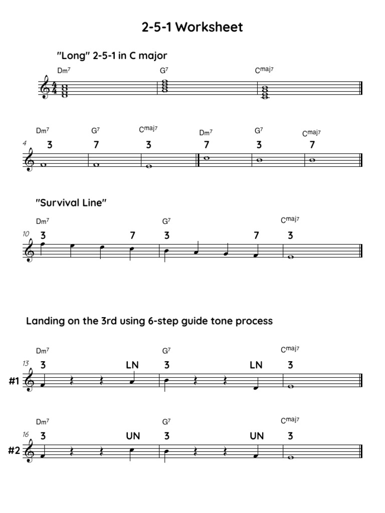 2-5-1 Worksheet | PDF