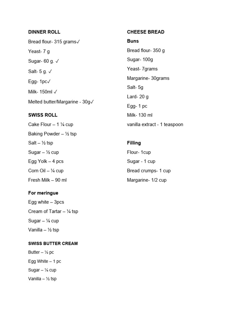 Recipe | Download Free PDF | Breads | Baking