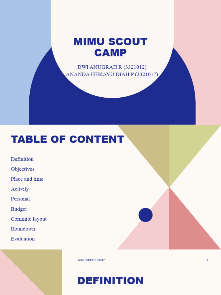 Mimu Scout Camp | PDF | Computing