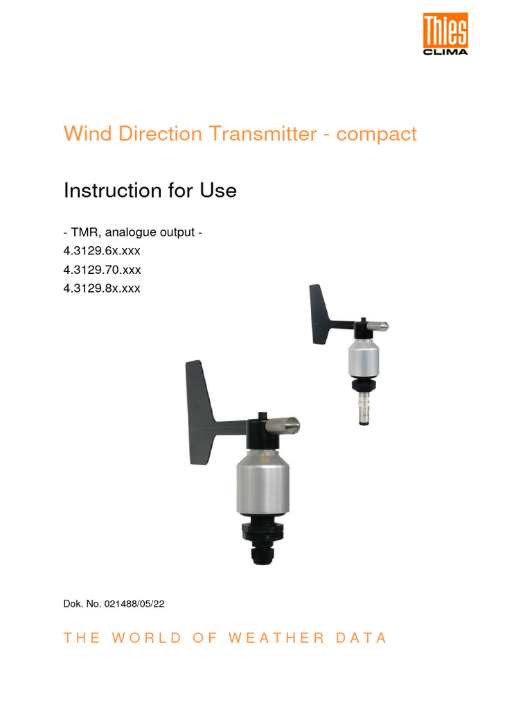 4.3129.60-80.xxx WD-Transmitter-compact Analog TMR Eng | PDF ...