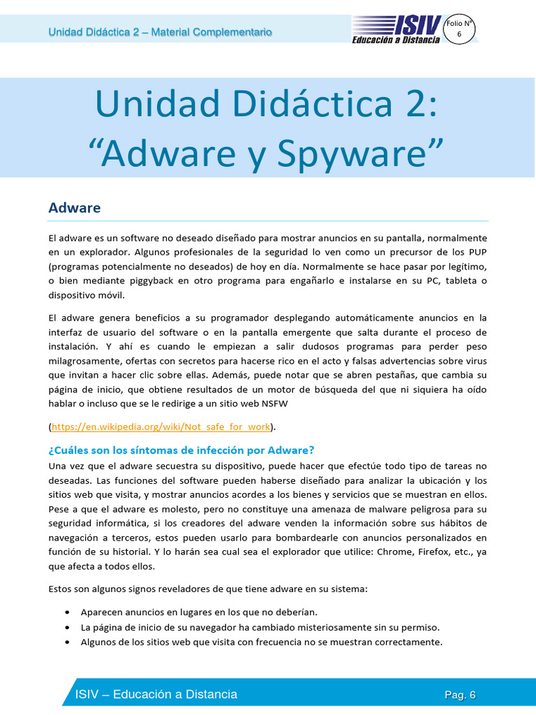 Material Complementario_2023_Unidad 2 | PDF | Red mundial | Internet y web