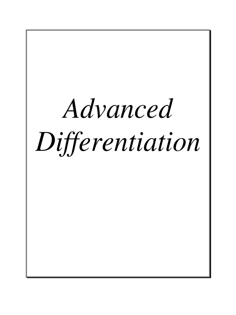 Advanced Differentiation Hamilton Education Guides Manual 14 - Over 410 ...