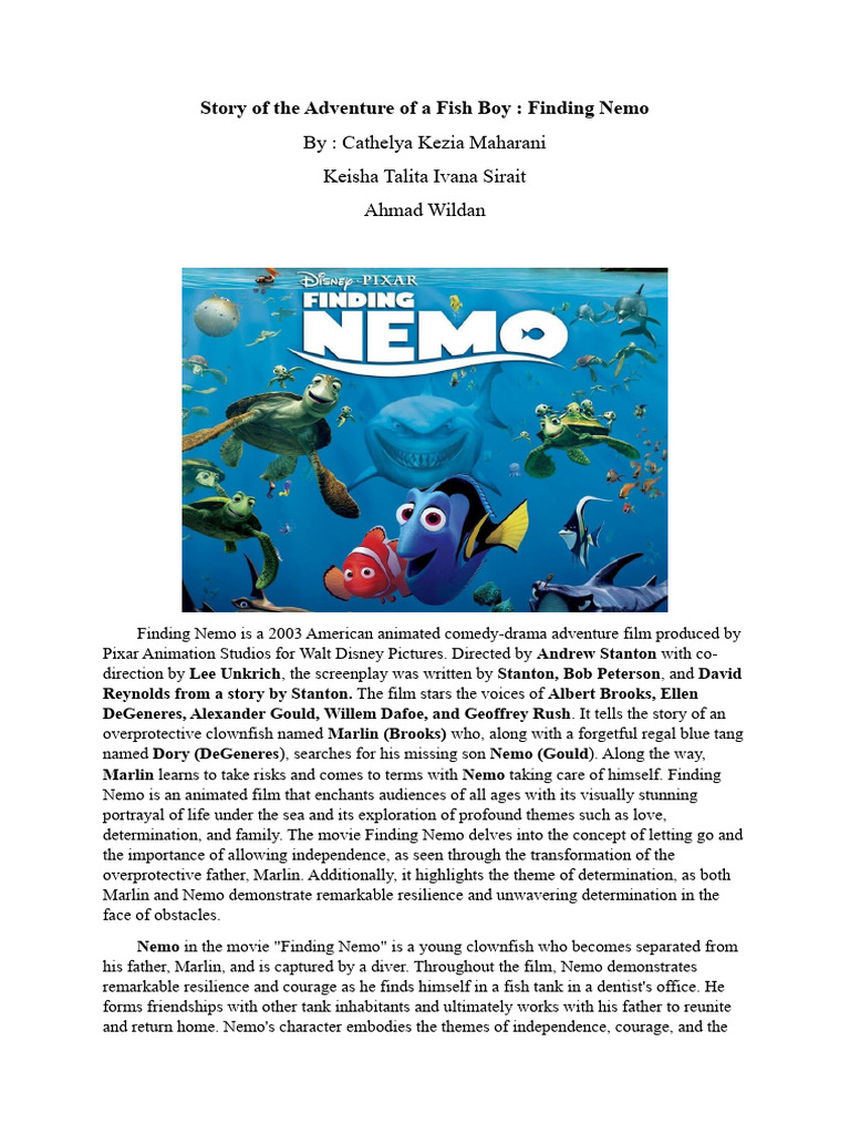 Story of The Adventure of A Fish Boy | PDF