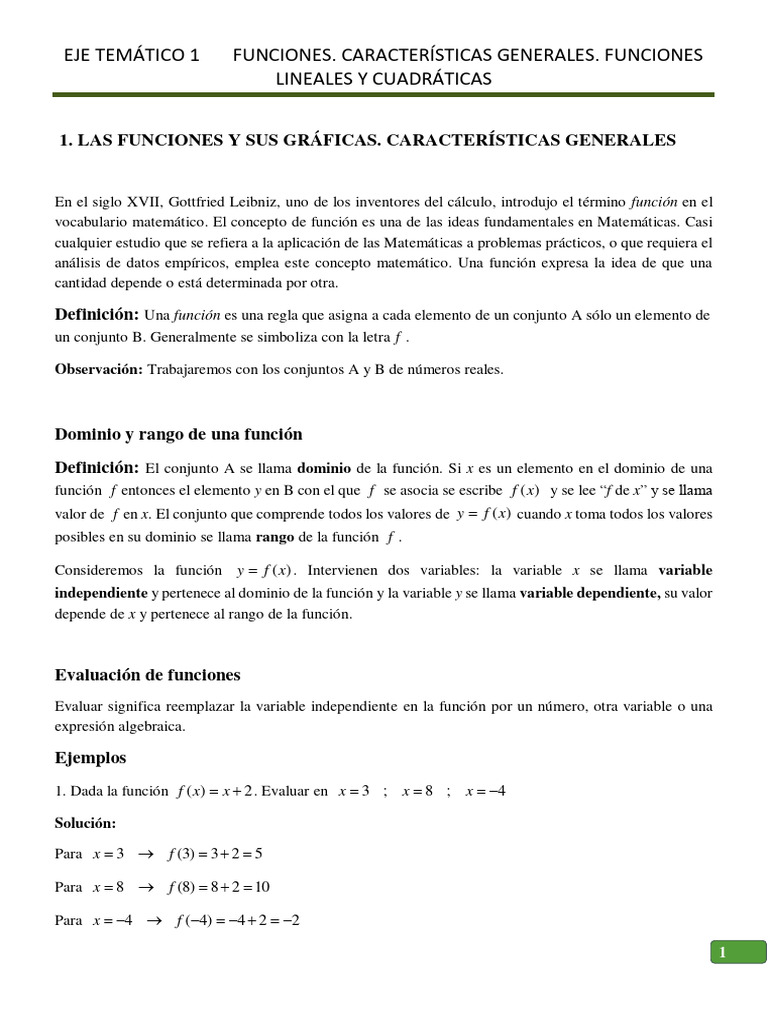 Eje Temático 1 - Funciones - Función Lineal - Cuadrática-2-28 | PDF | Pendiente | Oferta y demanda