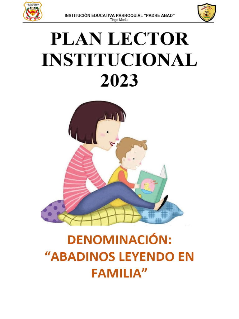 PROYECTO - PLAN LECTOR 2023 (Corregido) | PDF | Aprendizaje | Cognición