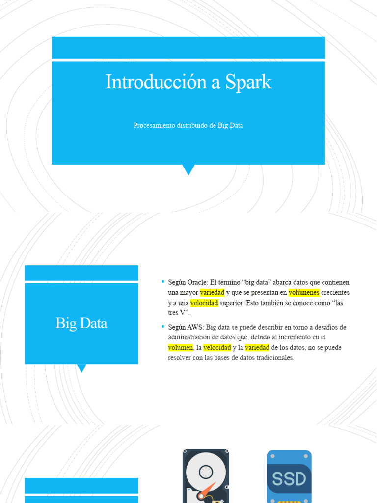 Introducción A Spark | Descargar gratis PDF | Grupo de computadoras | Big Data