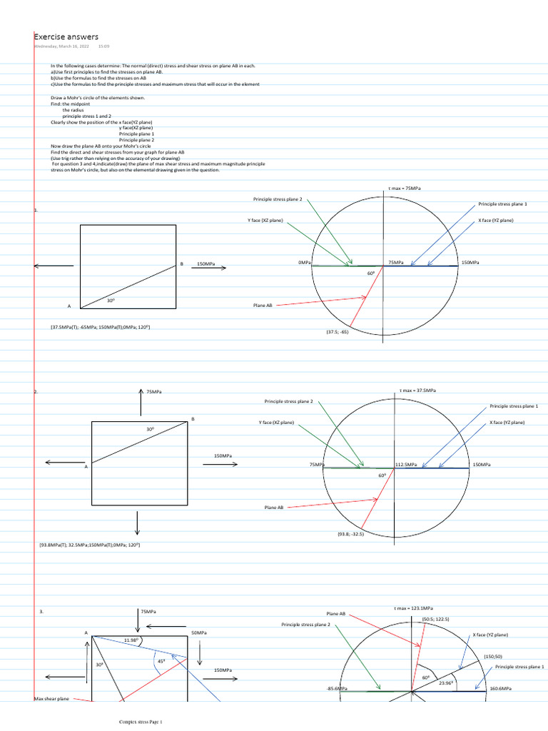 Exercise Answers | Download Free PDF | Elementary Geometry ...