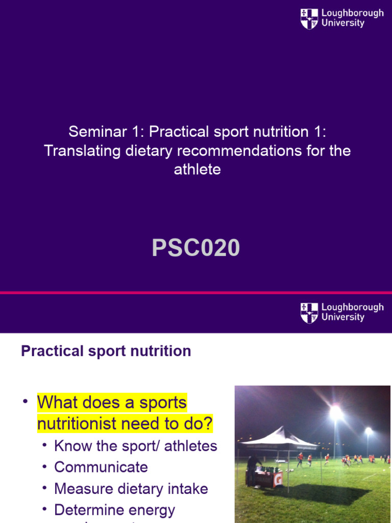 Athlete Dietary Recommendations Guide | PDF | Food Energy | Diet ...