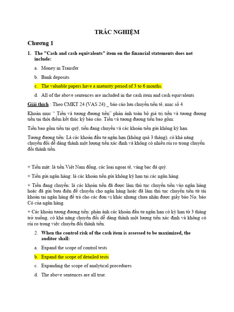 Qu NH - ÔN KTDN 1 | PDF