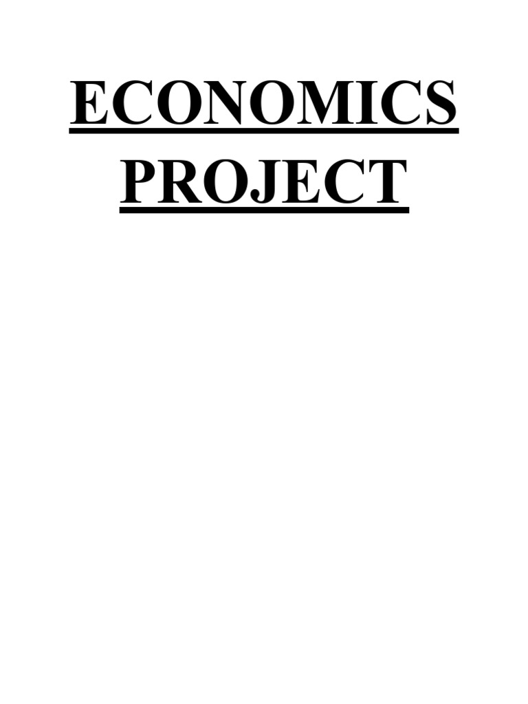Economics Project | PDF | Fiscal Policy | Government Budget Balance