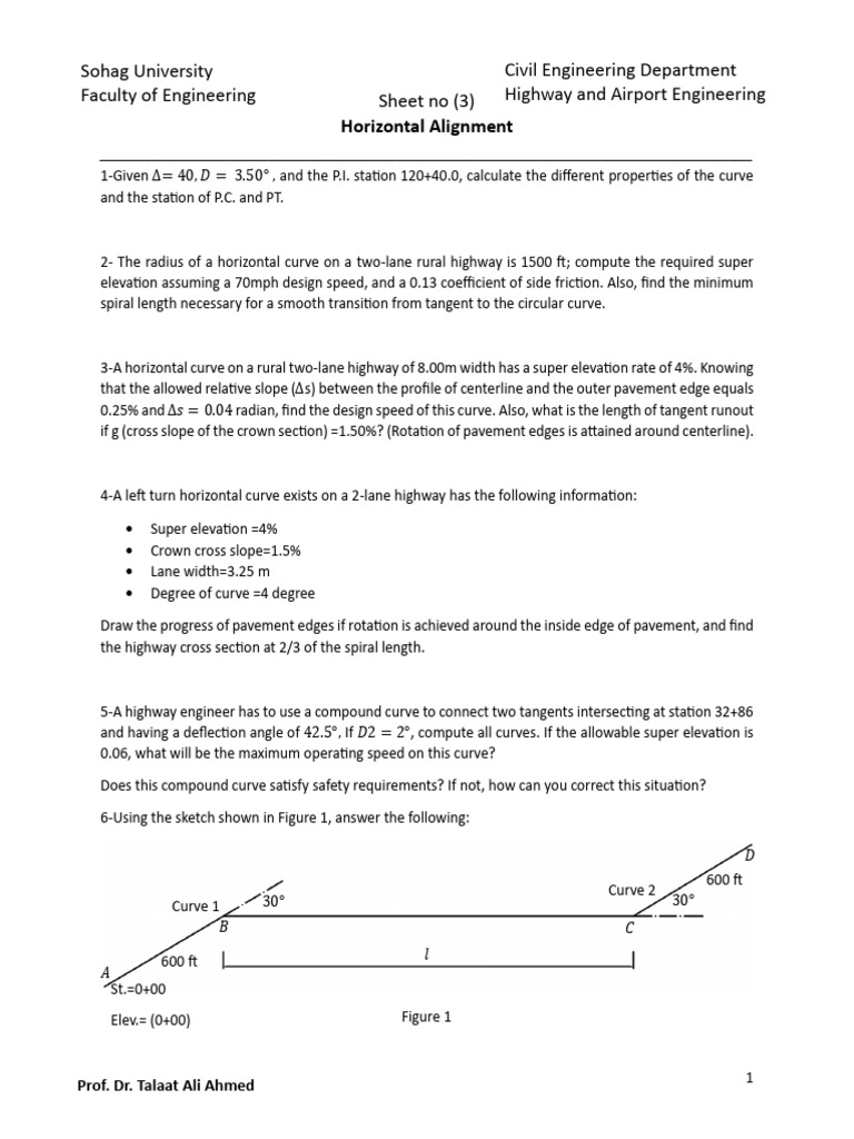 Sheet 3 | PDF | Slope | Lane