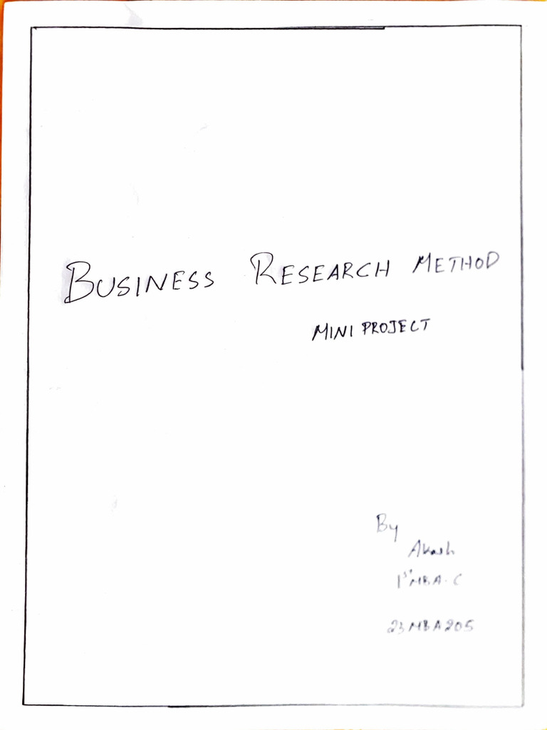 BRM Miniproject Strength and Weekness | PDF | Foreign Language Studies ...