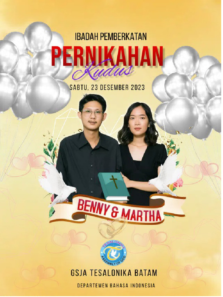 Lagu Ibadah Pemberkatan Nikah Benny & Martha | PDF | Agama & Spiritualitas
