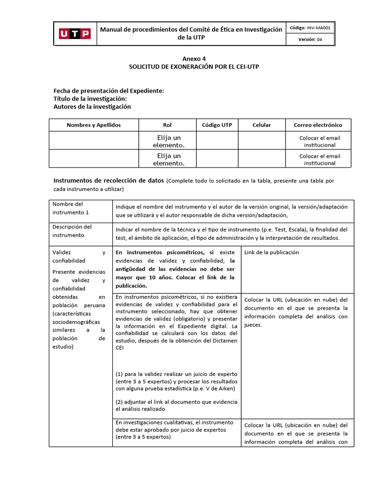 Anexo 4 | PDF | Validez (Estadísticas) | Informática