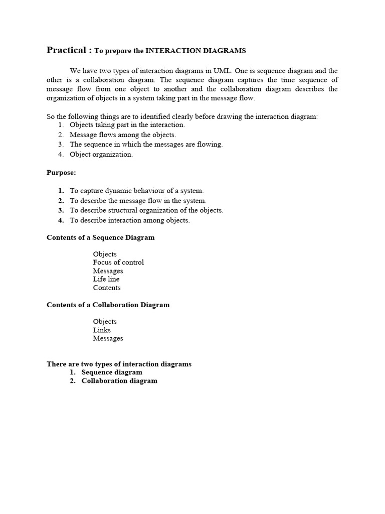 UML Interaction & Activity Diagrams | PDF | Unified Modeling Language | Control Flow