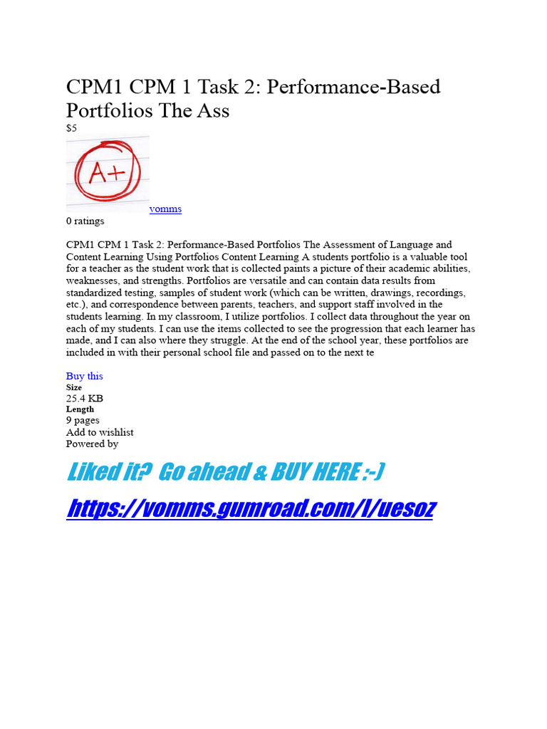 CPM1 CPM 1 Task 2 | PDF