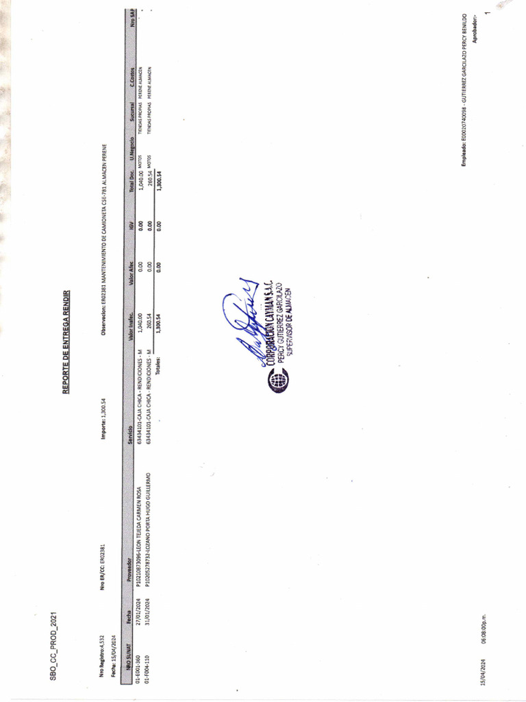 Reporte Er02381 Percy | PDF