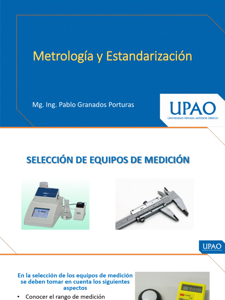 Selección de equipos de medición | PDF | Medición | Exactitud y precisión