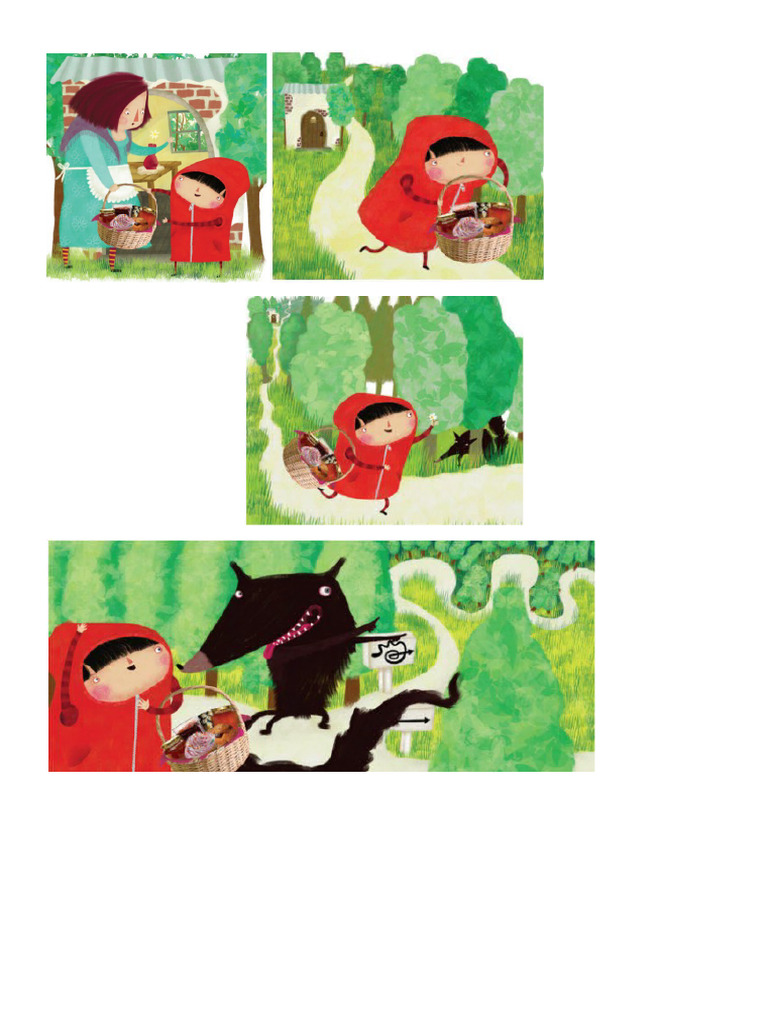 Secuencia Cuento Caperucita Roja | PDF