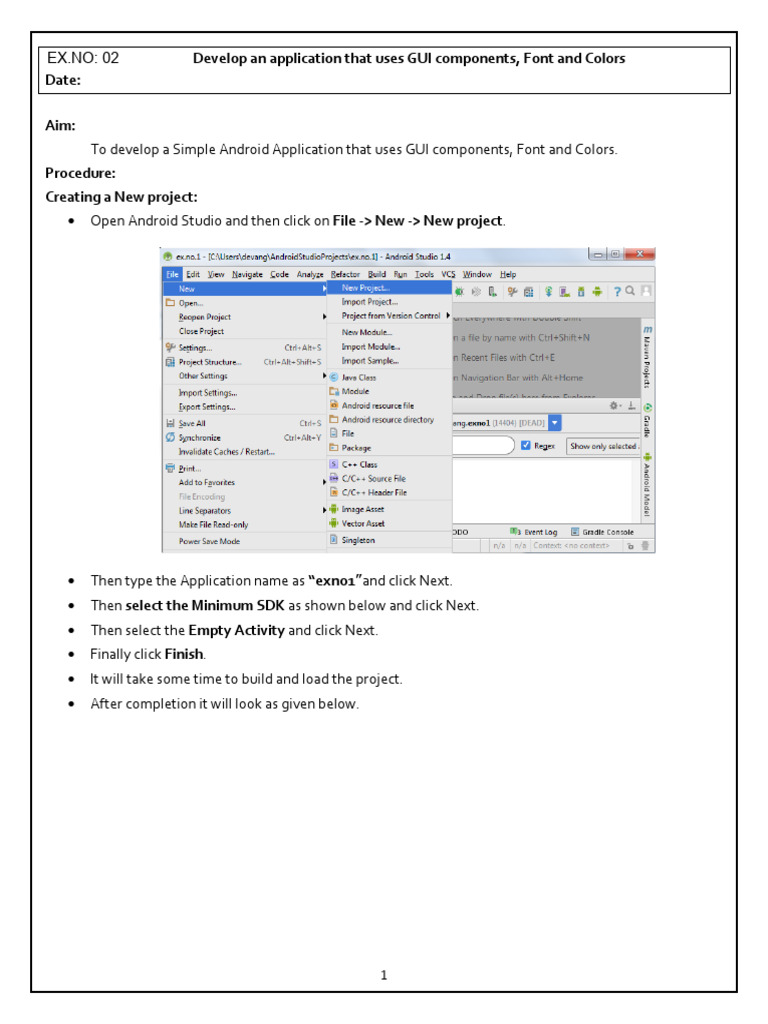EXP2 | Download Free PDF | Android (Operating System) | Color