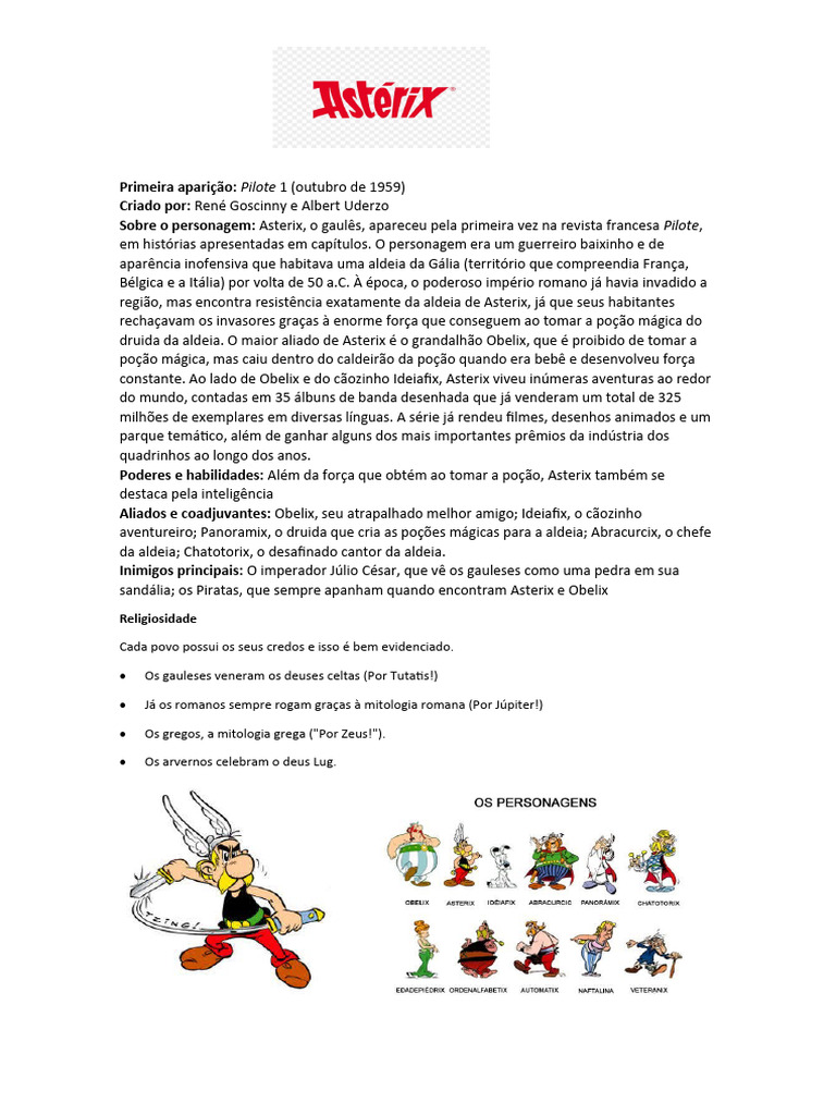 Asterix | PDF
