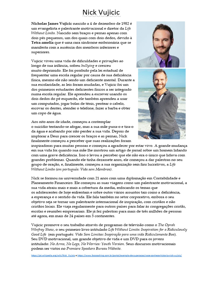 Nick Vujicic | PDF