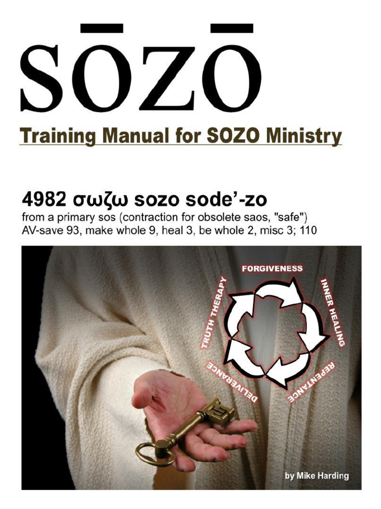 Sozo Book New Edition | PDF | Forgiveness | Deliverance Ministry