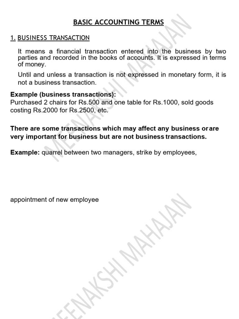 Accounting Terms | Download Free PDF | Debits And Credits | Expense