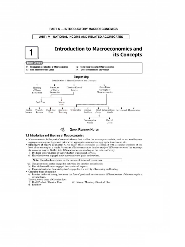 introduction of macro economics | PDF