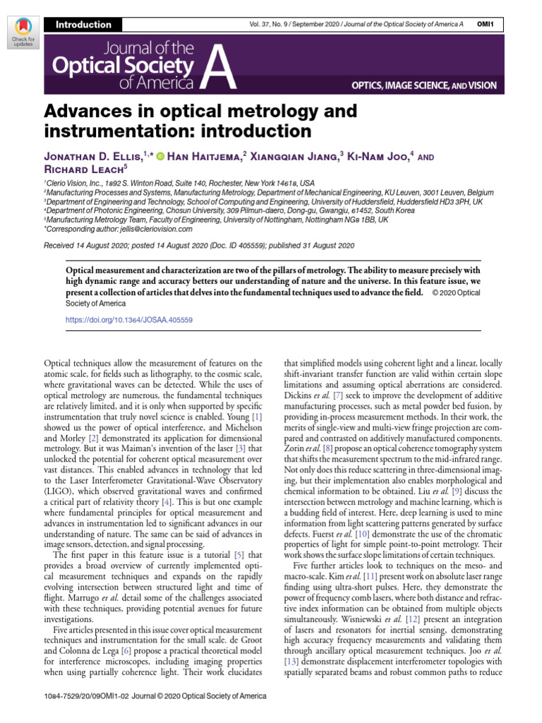 RP_2 | PDF | Interferometry | Optics