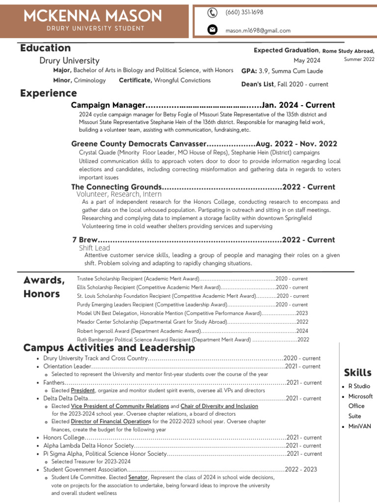 Copy of Resume | PDF | Career & Growth