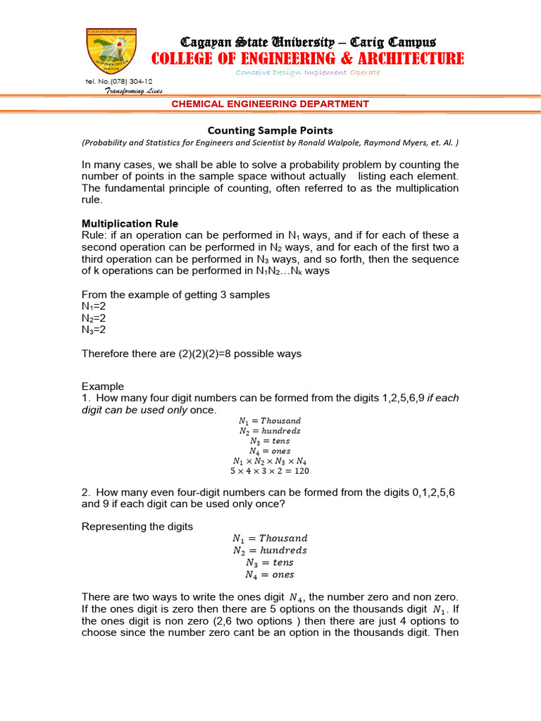Probability for Engineering Students | PDF | Mathematics | Applied ...