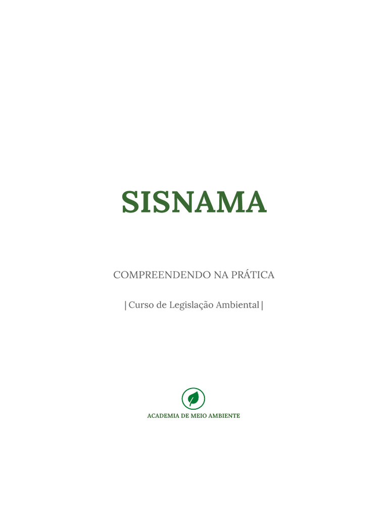 Apostila 02 - SISNAMA | Download grátis PDF | Ministério (departamento ...