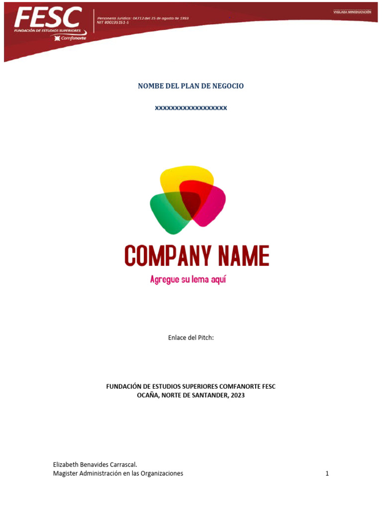 PLAN DE NEGOCIO (RAINT) | PDF | Mercado (economía) | Cliente