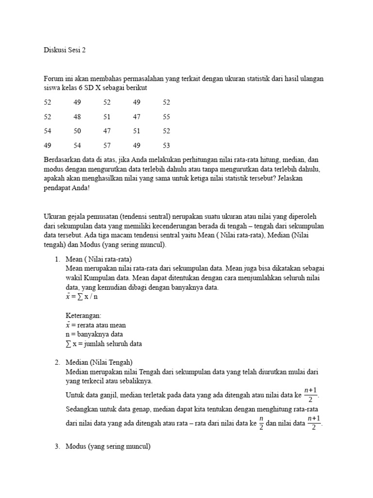 Diskusi Sesi 2 | PDF