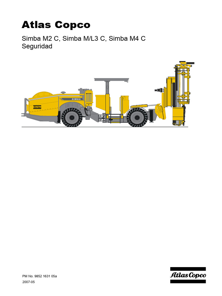 9852 1631 05a Safety Simba M2 C, M-L3 C, M4 C | PDF | Neumático
