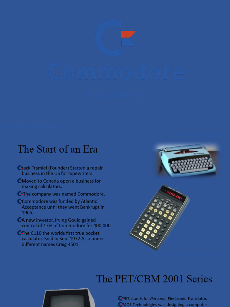 Passion Project-Commodore Computers | PDF | Computer Science ...
