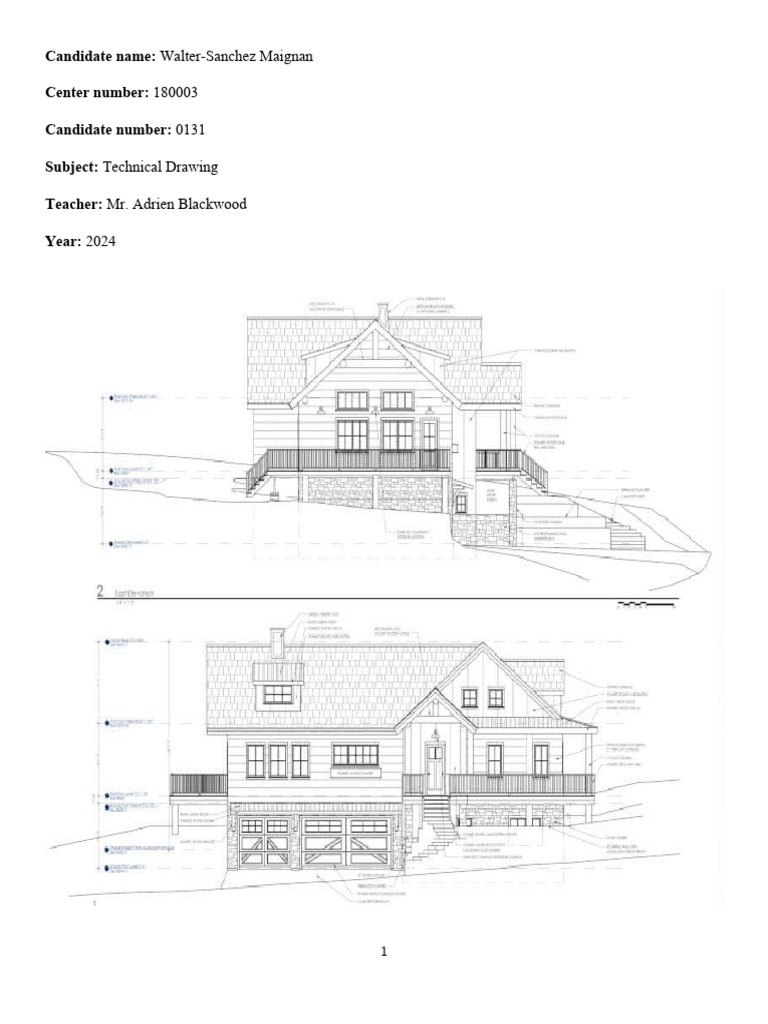 Technical Drawing SBA Sample | PDF | Technical Drawing
